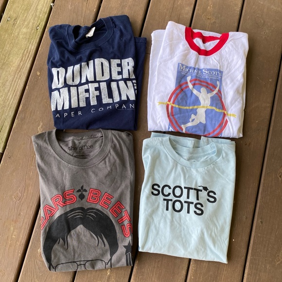Tops | 4 The Office Tee Shirts | Poshmark